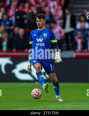 James Trafford the Burnley goalkeeper during the Premier League match ...