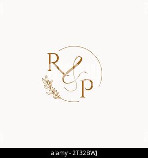 RP initial wedding monogram logo design Stock Vector Image & Art - Alamy