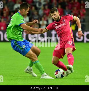 Seattle Sounders defender Jackson Ragen (25) in action during the first ...