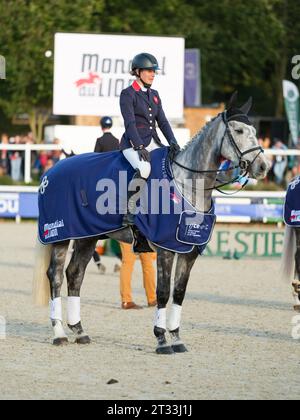 Izzy TAYLOR of Great Britain with Barrington Alice winner of the the ...