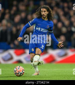 Marc Cucurella of Chelsea in action. Premier League match, Tottenham ...