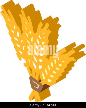 ear barley isometric icon vector illustration Stock Vector Image & Art ...