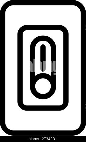 smart dimmer switch home icon color illustration Stock Vector Image ...