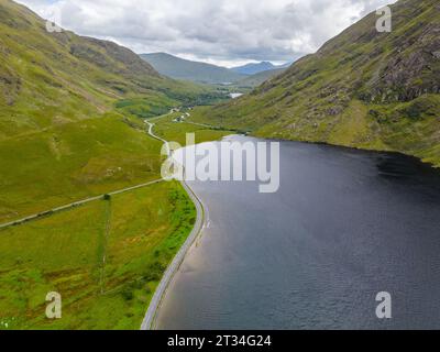 Road around Doo Lough, Delphi, County Mayo, Ireland Stock Photo - Alamy