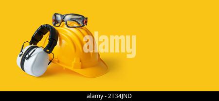 Safety helmet, ear muffs and goggles: personal protective equipment and ...