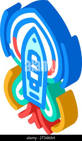 marine hydrodynamics isometric icon vector illustration Stock Vector ...