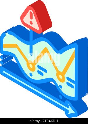trends risk isometric icon vector illustration Stock Vector Image & Art ...