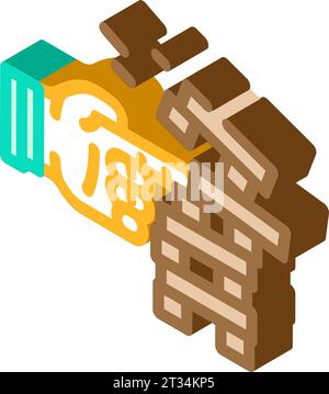 factors risk isometric icon vector illustration Stock Vector Image ...