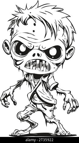 Transparent Hand-Drawn Corpse Figure, isolated image of undead, ghouls ...