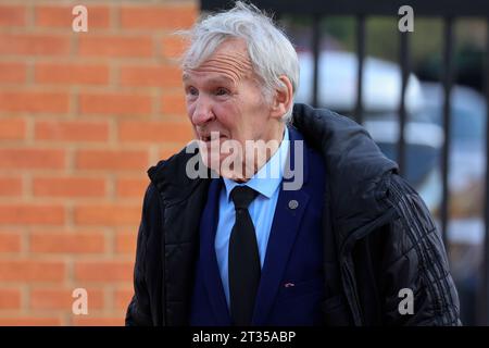 Paddy Crerand attends the memorial in tribute to the late Sir Bobby ...