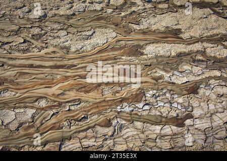 mud volcanoes from which flow mud rivers Stock Photo - Alamy
