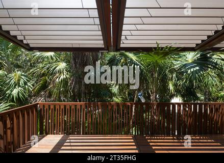 View under shade. Holiday Home Tulum - Casa Uh K aay, Tulum, Mexico ...