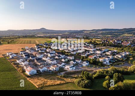 Germany, Baden Wurttemberg, Sussen, Aerial view of modern residential ...