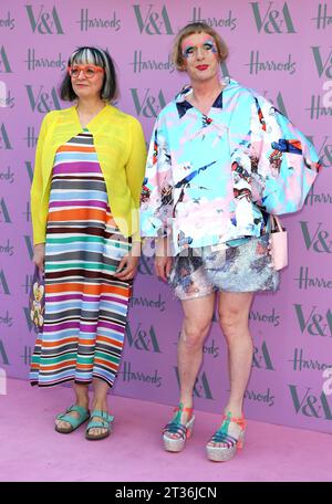 Grayson Perry and Philippa Perry attend the V&A Summer Party 2026 held ...