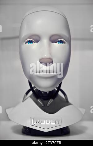Head of the humanoid robot NS-5-Robot from the film I, Robot Stock ...