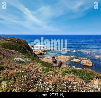 Los Castros beach (Galicia, Spain Stock Photo - Alamy