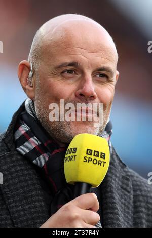 BBC Sport presenter Jason Mohammad during the Premier League match at ...