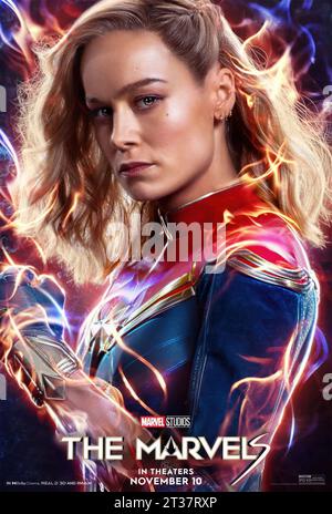 THE MARVELS, (aka CAPTAIN MARVEL 2), US character poster, Teyonah ...