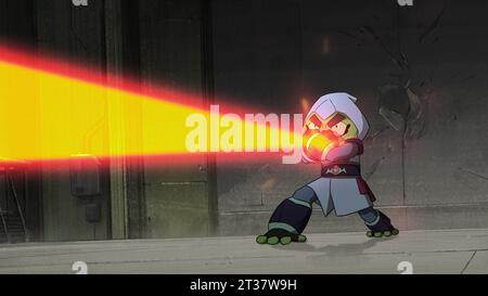 CAPTAIN LASERHAWK: A BLOOD DRAGON REMIX. foreground: Captain Dolph ...