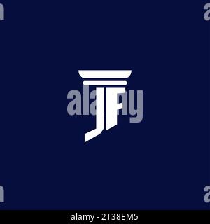 JF monogram initials design for law firm logo inspiration Stock Vector Image & Art - Alamy