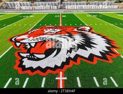 General overall aerial view of Wheelock Stadium Football Field at ...