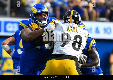 Los Angeles Rams guard Steve Avila (73) blocks during an NFL football ...