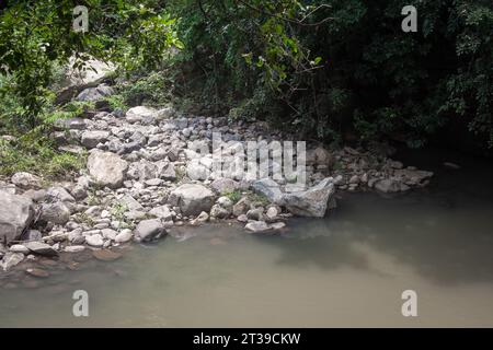 Stream of the Aanaivaari Muttal Waterfalls located in Kalvarayan Hills ...