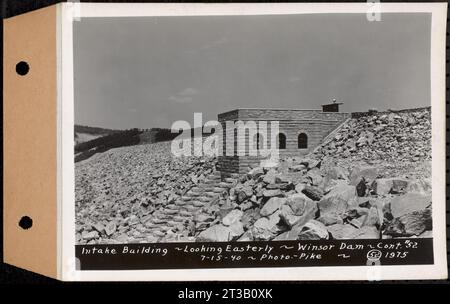 Contract No. 52, Main Dam Embankment, Quabbin Reservoir, Belchertown ...