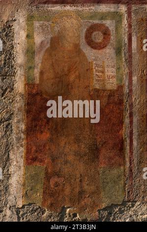 Dance of Death on the south wall, the equality of all people in front of death, Gothic frescoes ...