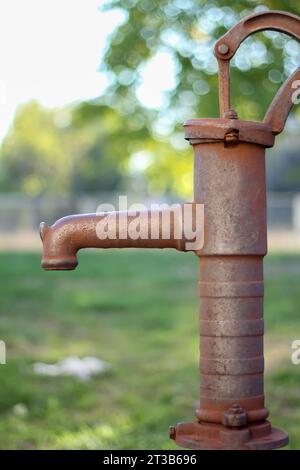 A closeup shot of an old tap outdoors with dripping water Stock Photo ...