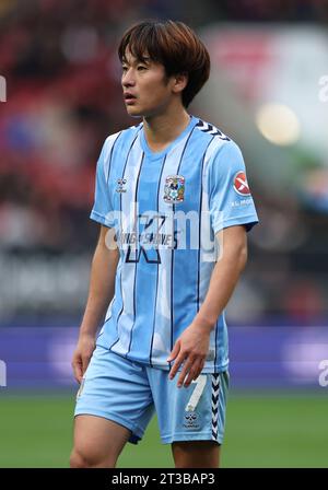 Coventry City's Tatsuhiro Sakamoto during the Sky Bet Championship ...
