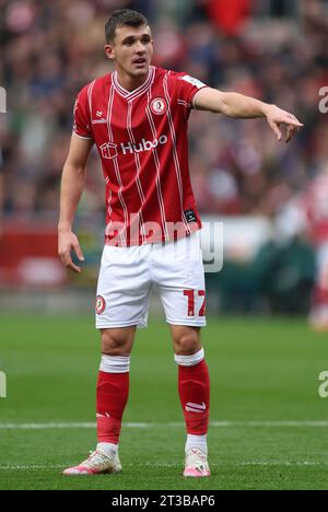 Jason Knight of Bristol City during the Sky Bet Championship match ...