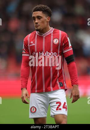 Haydon Roberts of Bristol City during the Sky Bet Championship match ...