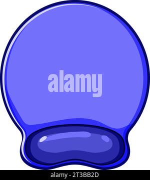 mockup mouse pad cartoon vector illustration Stock Vector Image & Art ...
