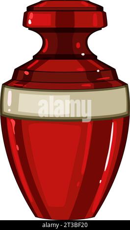 ceremony urn ashes cartoon vector illustration Stock Vector Image & Art ...