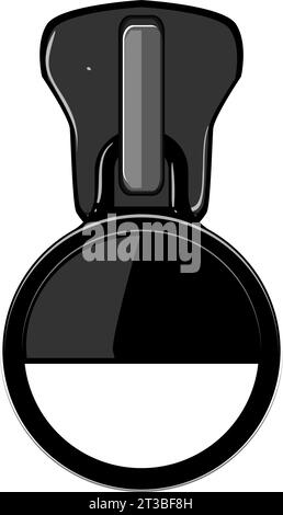 metal zipper puller cartoon vector illustration Stock Vector Image & Art - Alamy