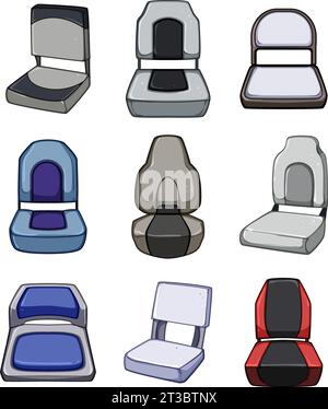 ship boat seats cartoon vector illustration Stock Vector Image & Art ...