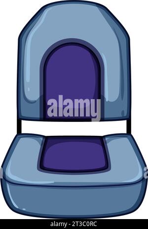 interior boat seats cartoon vector illustration Stock Vector Image ...
