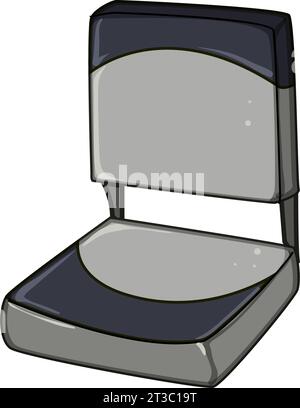 yacht boat seats cartoon vector illustration Stock Vector Image & Art ...