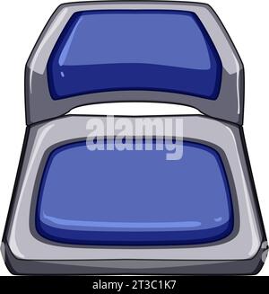 lifestyle boat seats cartoon vector illustration Stock Vector Image ...
