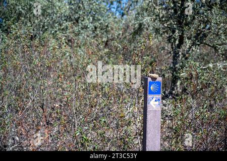 Marking and directional sign for a Pilgrim Walks in Alentejo, Portugal ...