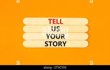 Tell your story word on wooden blocks. Testimonial examples ...