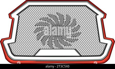 machine cooling pad cartoon vector illustration Stock Vector Image ...