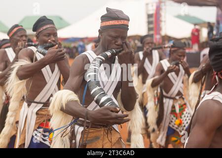 Sombi dancers performing during the 2023 Puusdung Festival at Pankshin ...