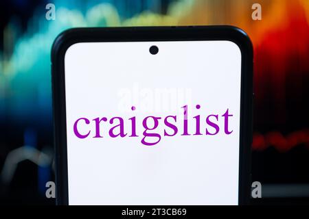 In this photo illustration, a Craigslist logo is seen displayed on a ...
