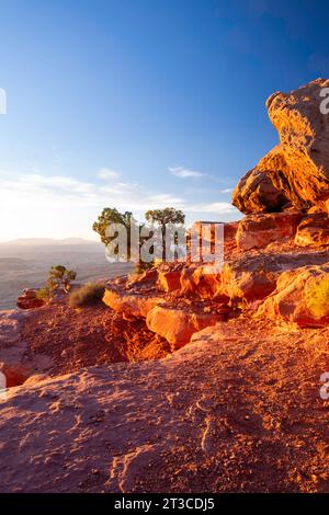Photograph of sunrise at Panorama Point, Glen Canyon National ...