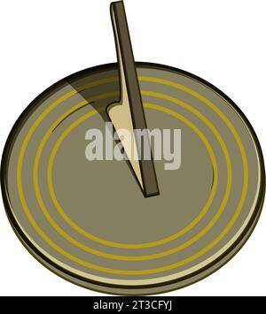 shadow sundial cartoon vector illustration Stock Vector Image & Art - Alamy