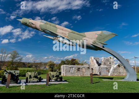 MIG-21 at Museum of Homeland War in Karlovac, Croatia Stock Photo - Alamy