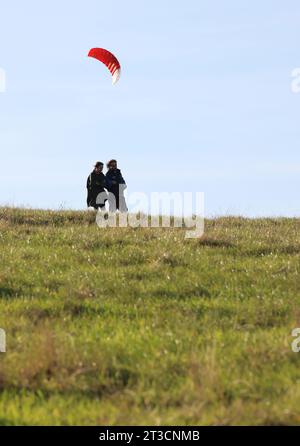 October weather on Hampstead Heath, in north London, UK Stock Photo - Alamy