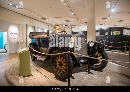 Historic vehicles at the Volvo Museum, Gothenburg, Sweden Stock Photo ...